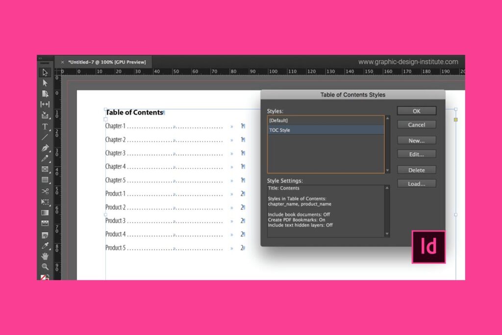 How to Use Table Options and Cell Options in InDesign CC?