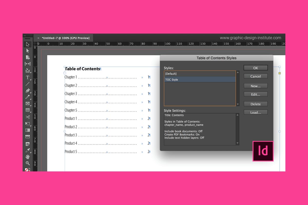 How to Use Table Options and Cell Options in InDesign CC?