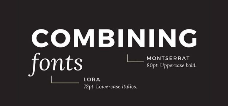 10 Beautiful Font Combinations For All Your Design Needs