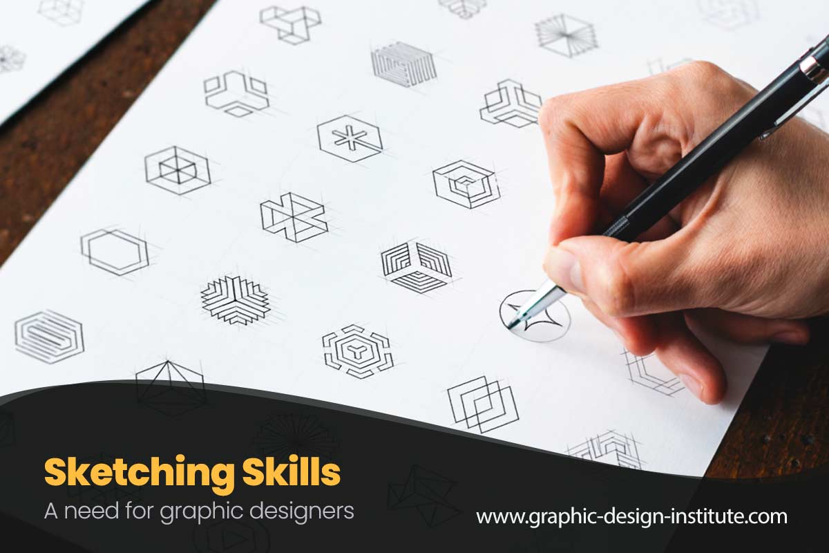 Is there any need of sketching skills in Graphic Design Course in Delhi?