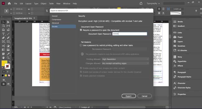 How to create ebook in Adobe InDesign?