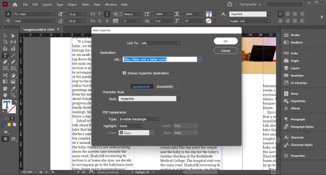 How to create ebook in Adobe InDesign?