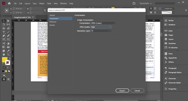 How to create ebook in Adobe InDesign?