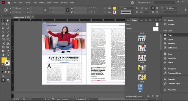 How to create ebook in Adobe InDesign?