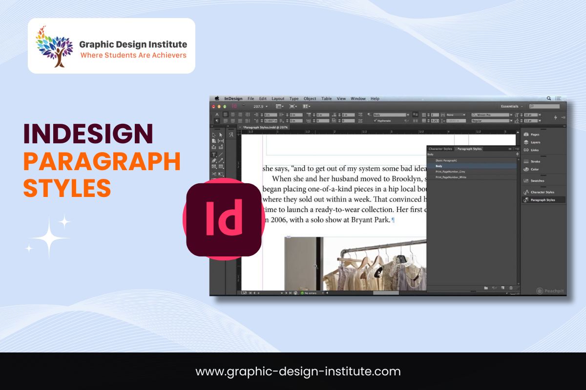 How to use InDesign Paragraph Styles?